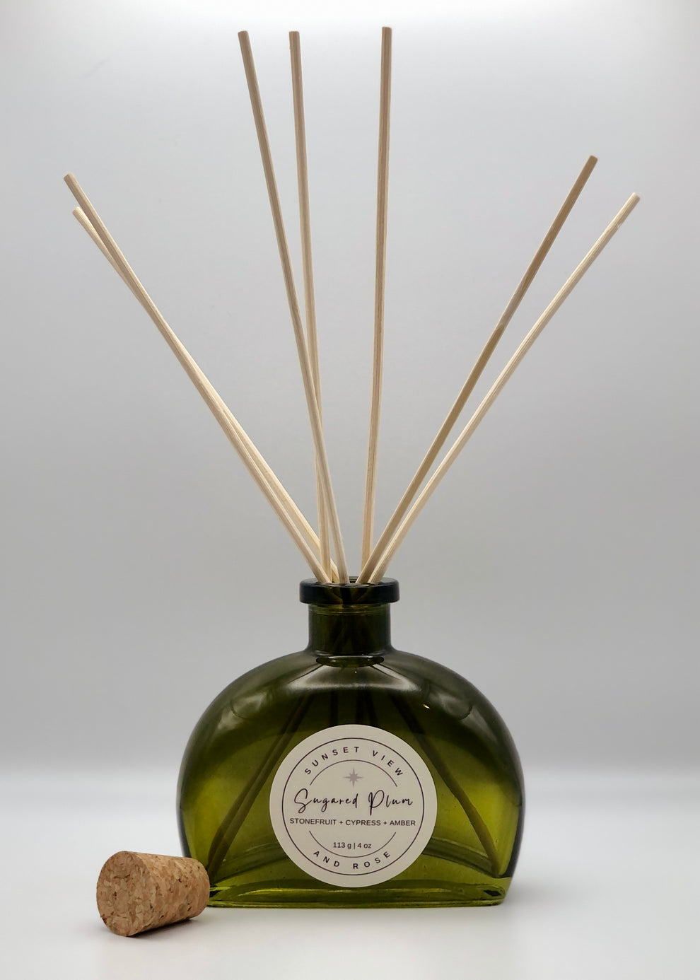 Sugared Plum Reed Diffuser – Sunset View and Rose